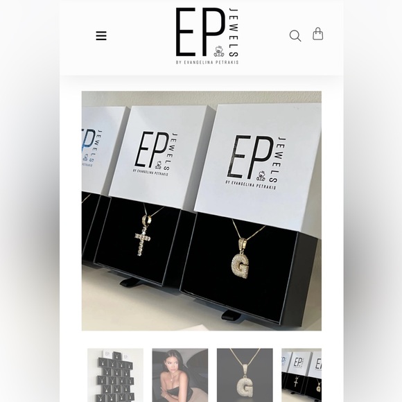 EP JEWELS | Accessories | Ep Jewels Silver Bubble Letter A Cz Necklace ...